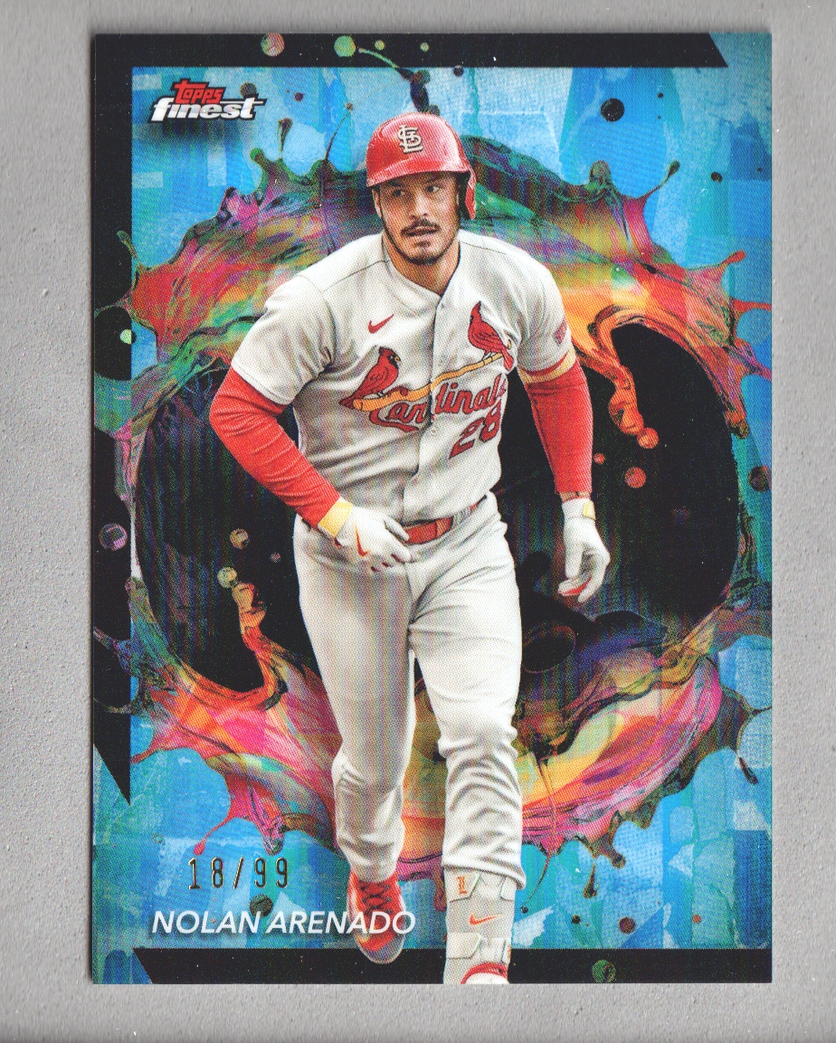 2024 Finest Blue Refractors #237 Nolan Arenado - NM-MT