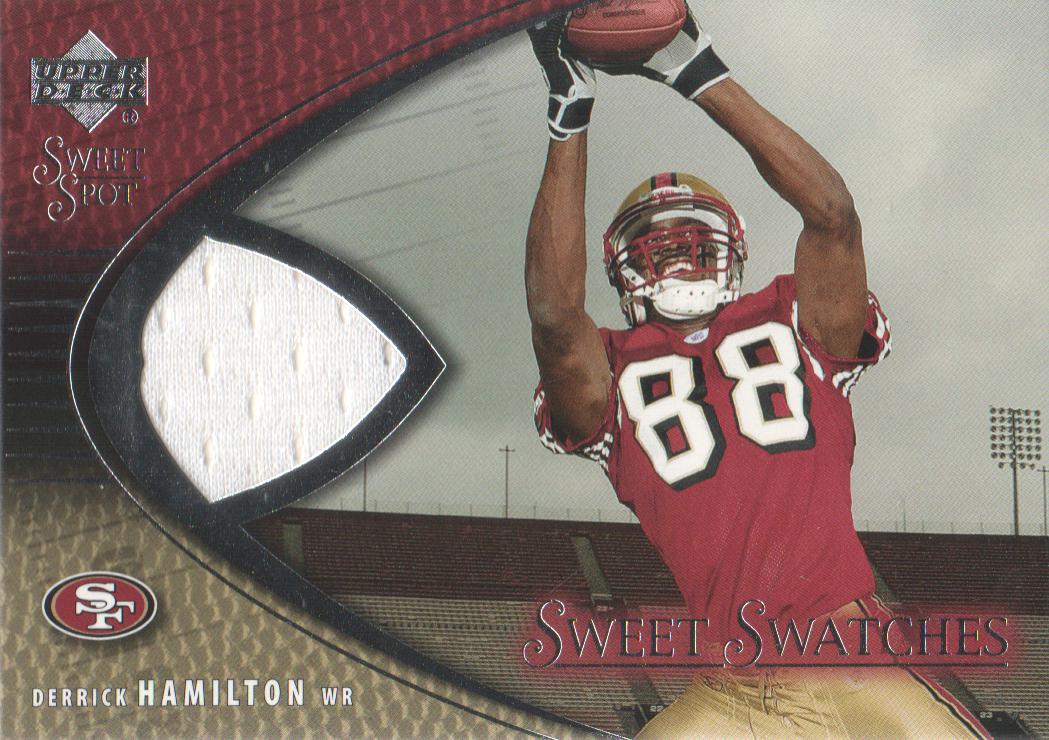 2004 Sweet Spot Sweet Swatches #SWHA Derrick Hamilton - NM-MT
