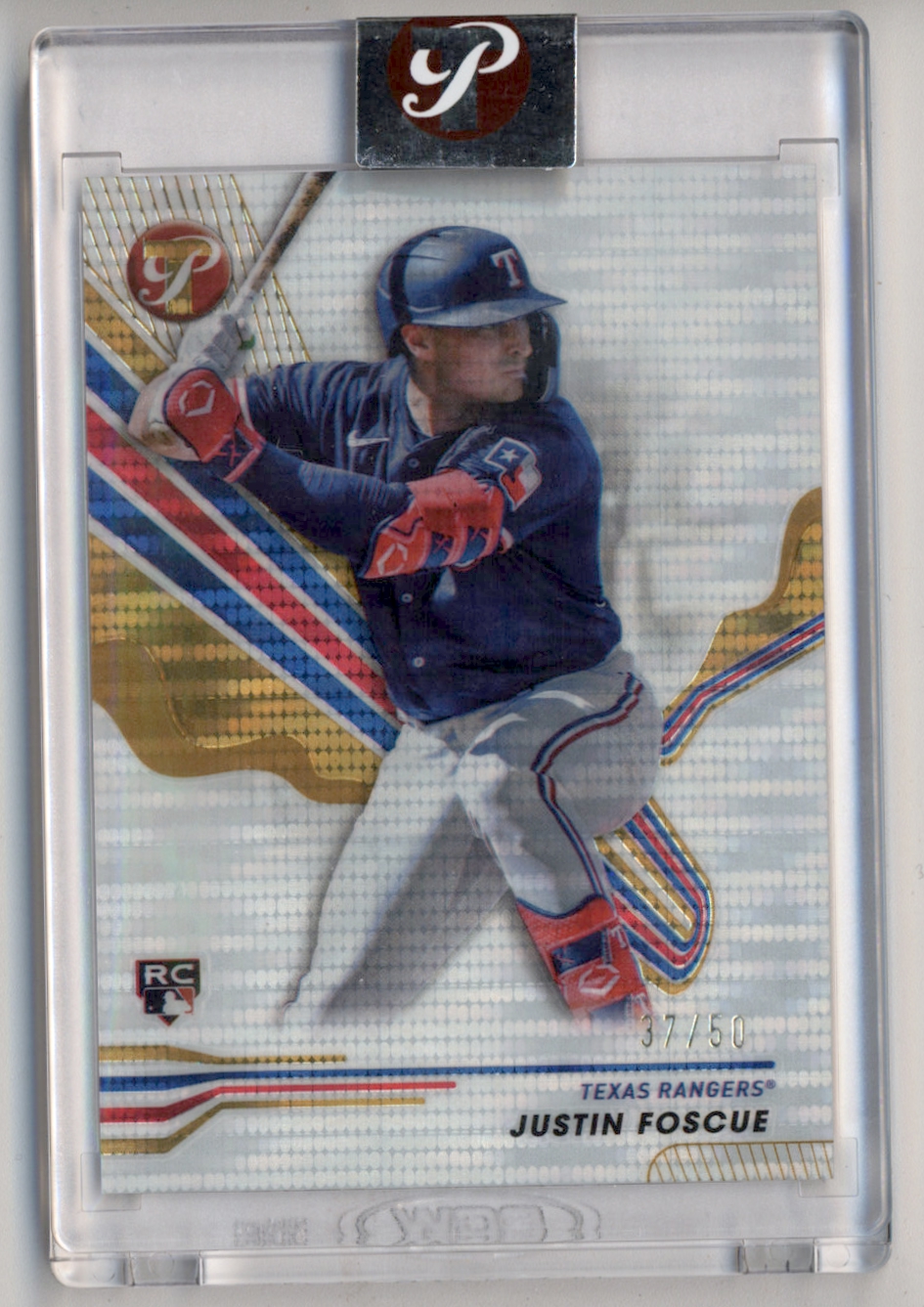 2024 Topps Pristine Gold Pristine Refractors #241 Justin Foscue - NM-MT