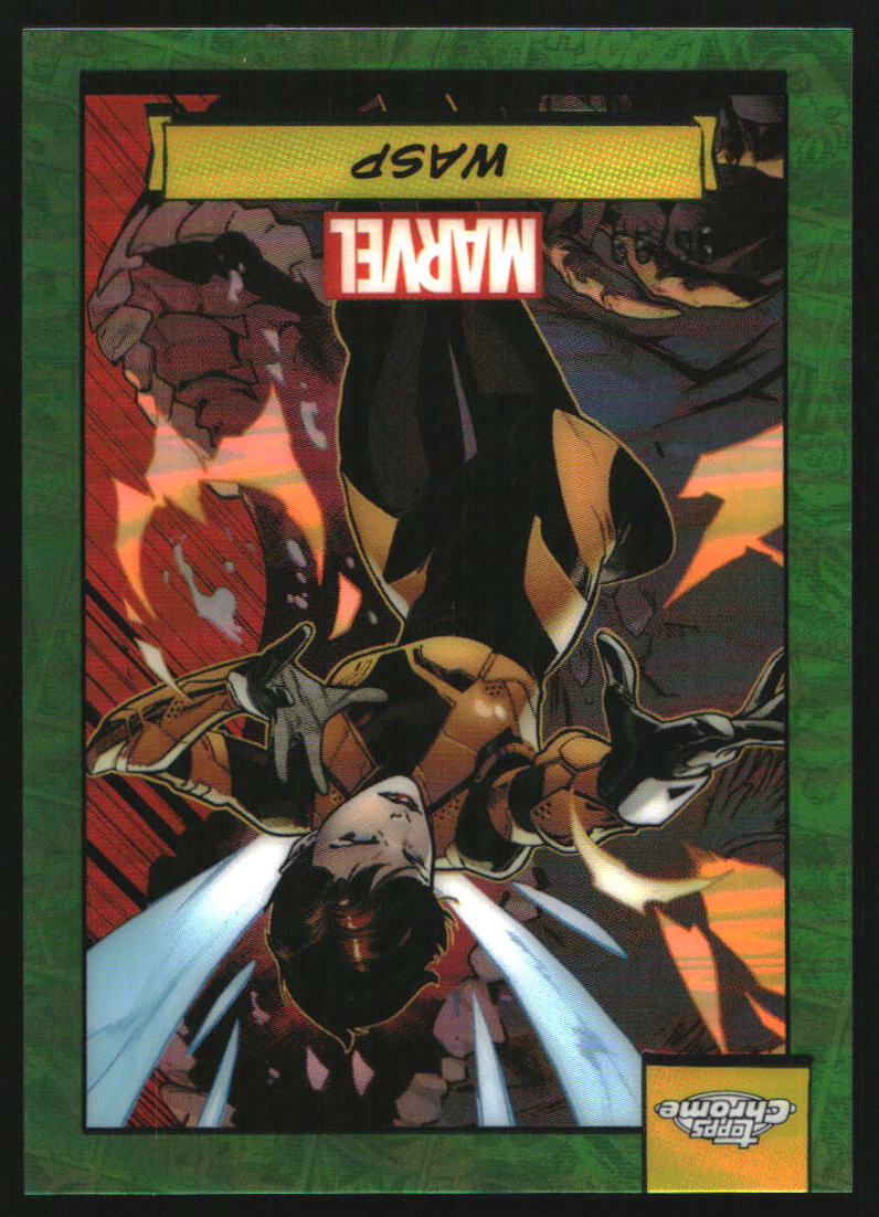 2024 Topps Chrome UK Marvel Green Refractors #15 Wasp - NM-MT