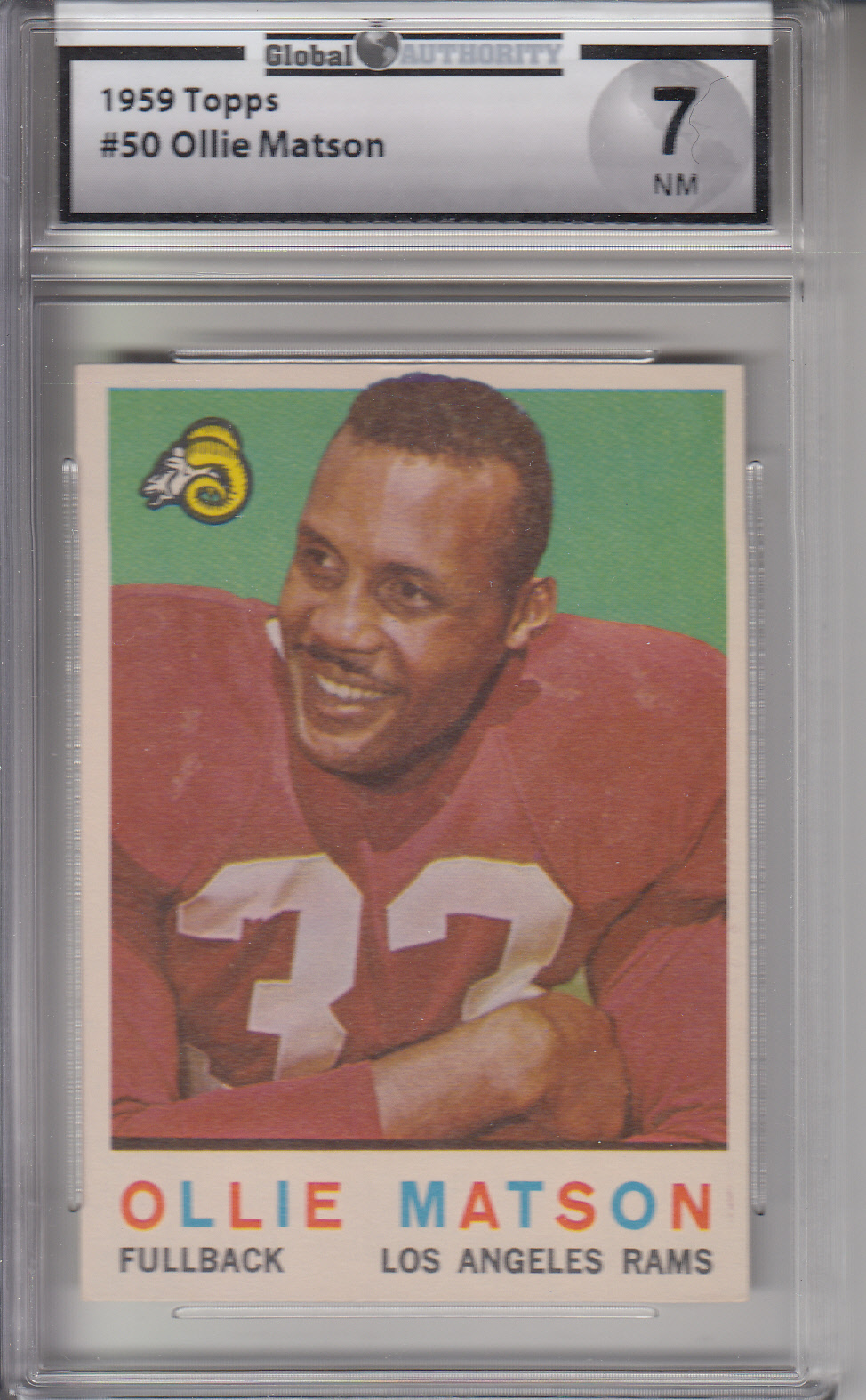 1959 Topps #50 Ollie Matson RAMS GAI 7 NM Z19988 - NrMt (7)