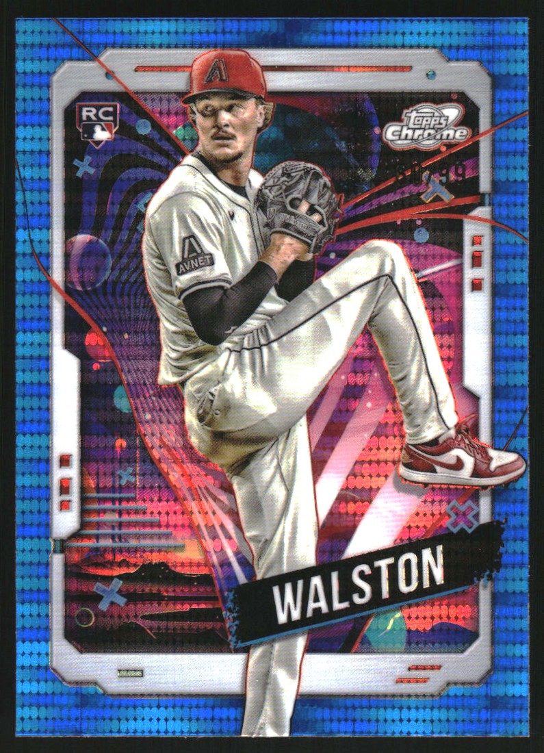 2024 Topps Cosmic Chrome Blue Moon Refractors #173 Blake Walston - NM-MT