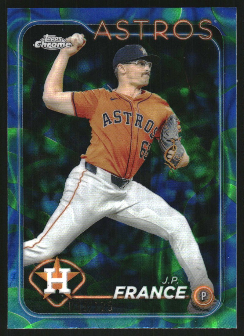 2024 Topps Chrome Update Blue Green Lava Lamp Refractors #USC71 J.P ...