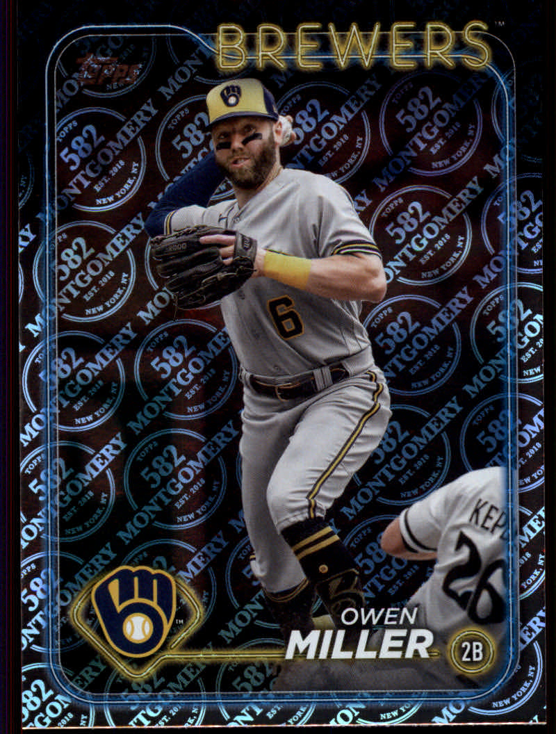 2024 Topps Factory Set 582 Montgomery Club #537 Owen Miller - NM-MT