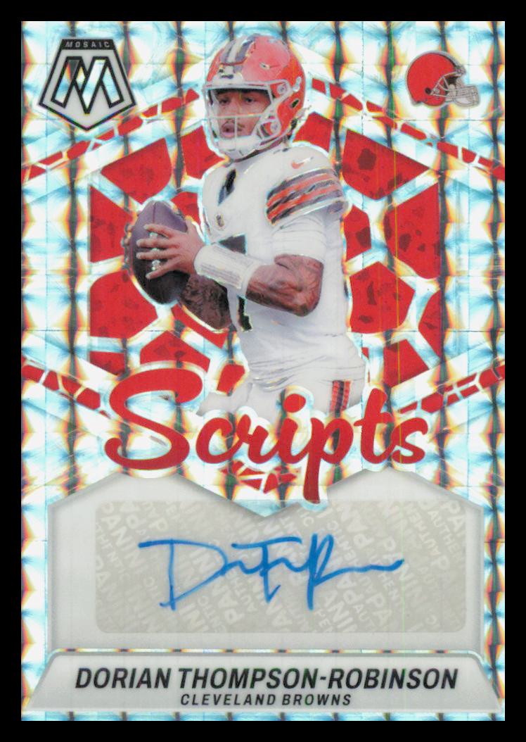 2024 Panini Mosaic Scripts #22 Dorian Thompson-Robinson - NM-MT - Three ...