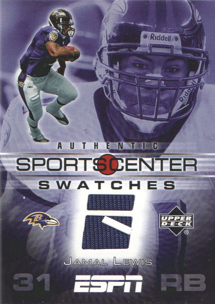 2005 Upper Deck ESPN Sports Center Swatches #JL Jamal Lewis - NM-MT