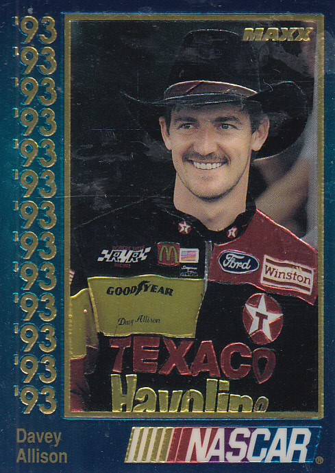 1993 Maxx Premier Plus #28 Davey Allison - NM-MT