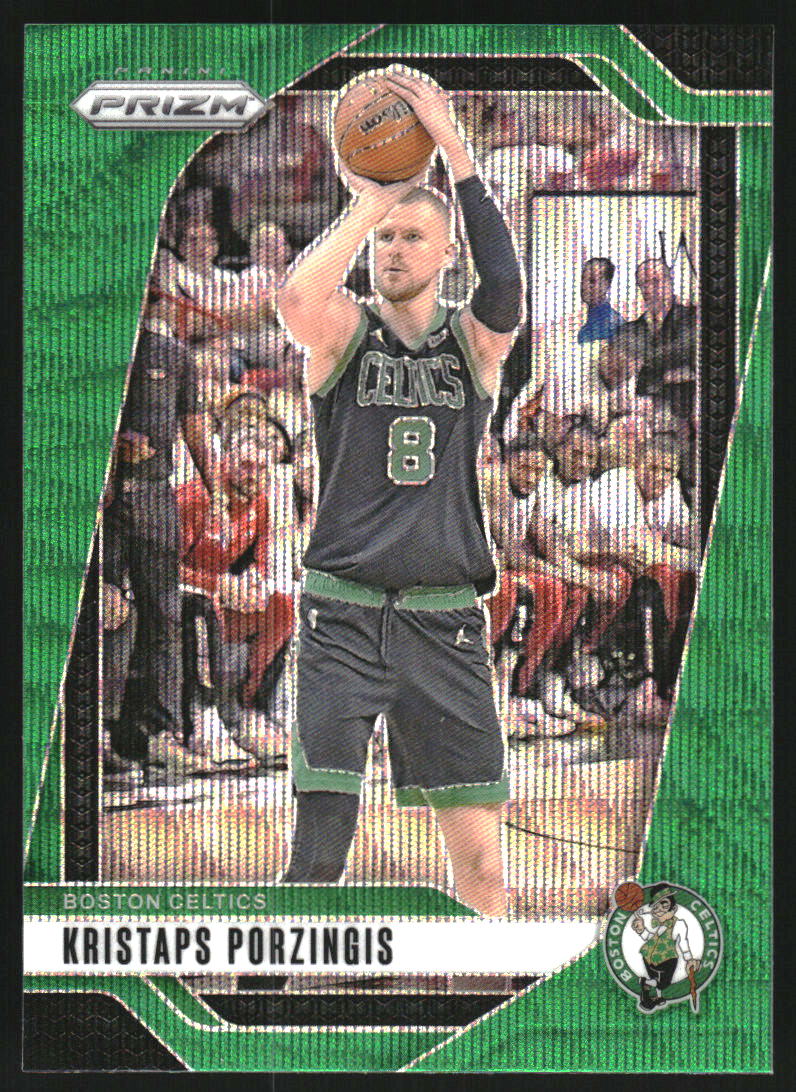 2024-25 Panini Prizm Prizms Green Wave #114 Kristaps Porzingis - NM-MT