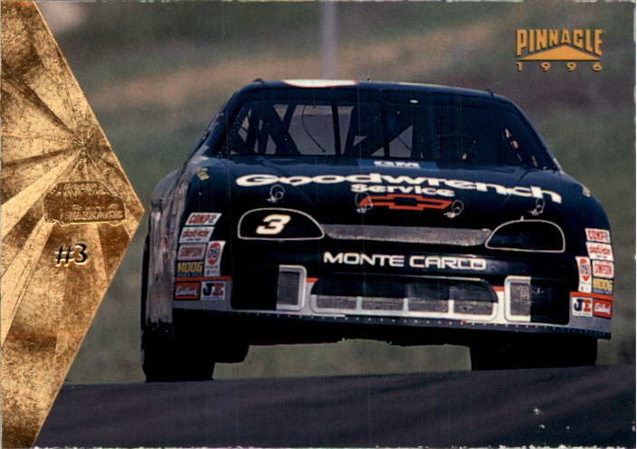 1996 Pinnacle #38 Dale Earnhardt's Car - NM-MT - Burbank Sportscards ...