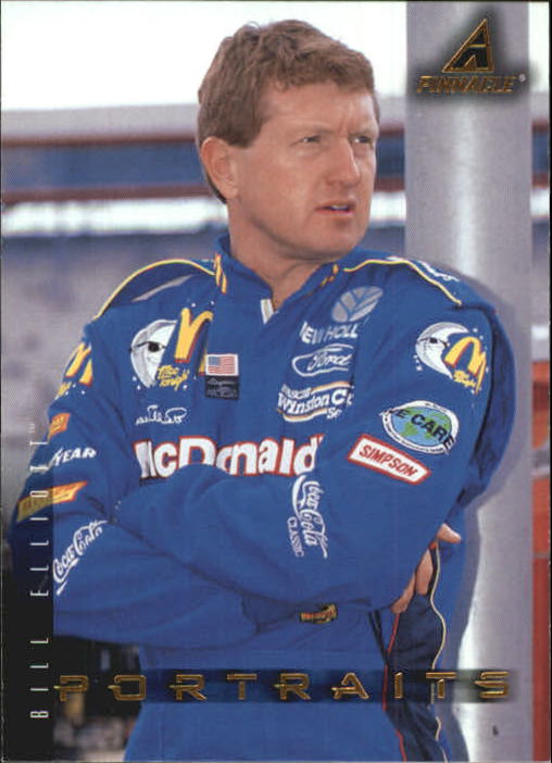 1997 Pinnacle Portraits #6 Bill Elliott - NM-MT