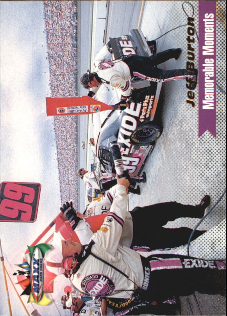 1998 Maxx 1997 Year In Review #105 Jeff Burton's Car - NM-MT