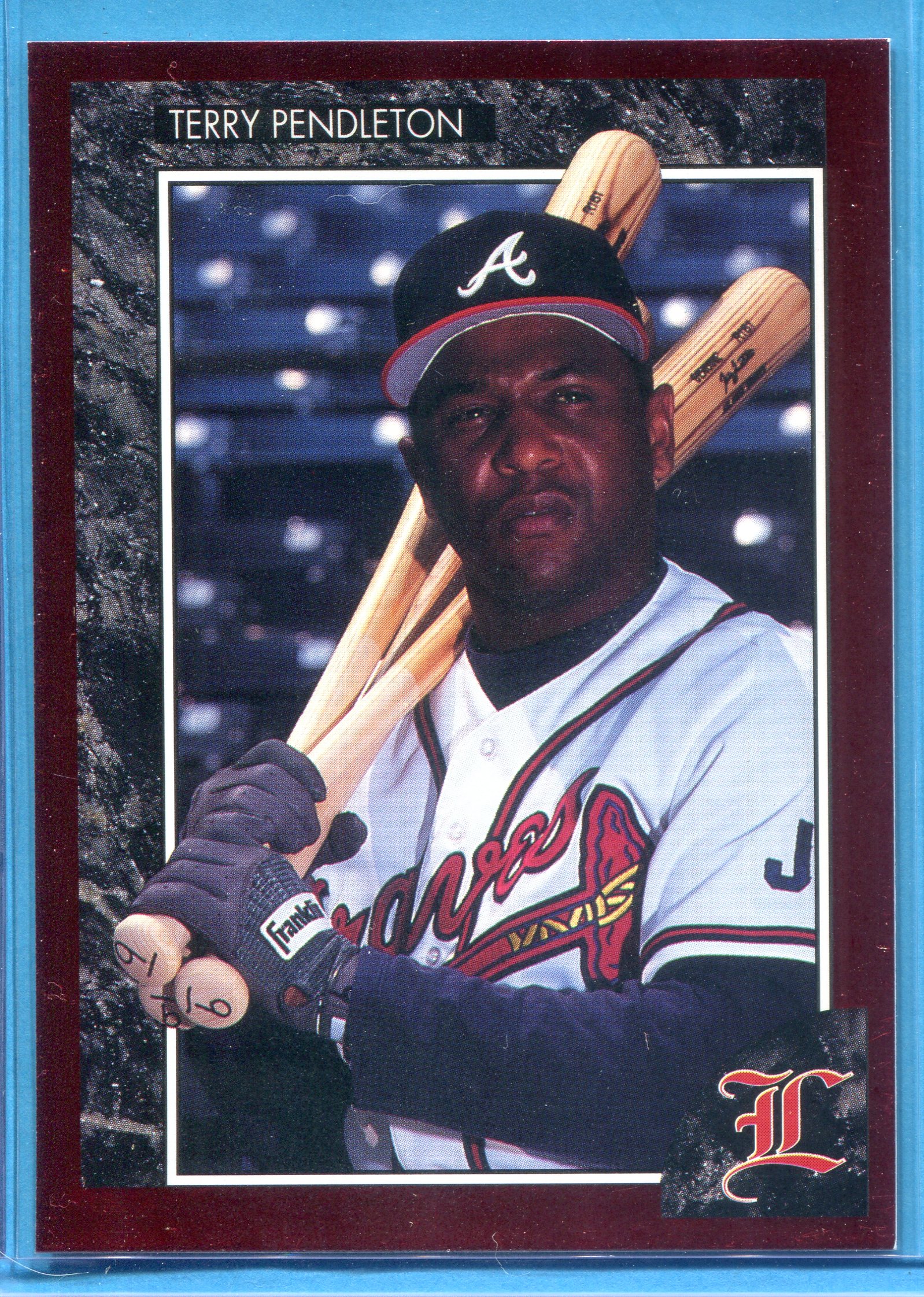 1992 Legends Red Foil Baseball Card #14 Terry Pendleton - NM-MT