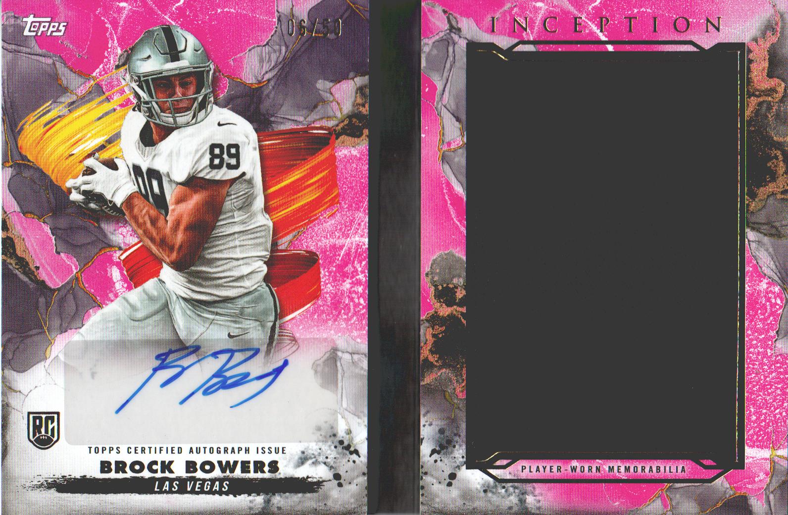 2024 Topps Inception Genesis Booklet Autographs Magenta #ARBCBB Brock ...