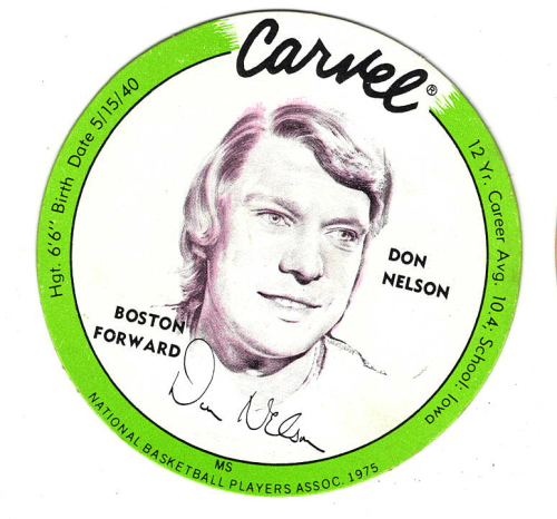 1975 Carvel Discs #24 Don Nelson - EX-MT
