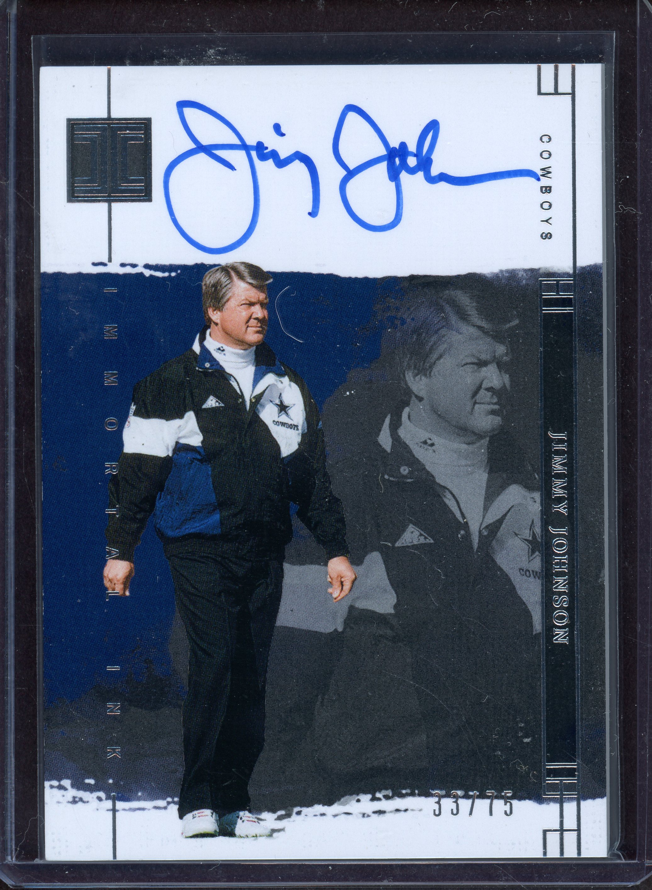 2024 Panini Impeccable Immortal Ink #9 Jimmy Johnson - (#33/75) - MINT