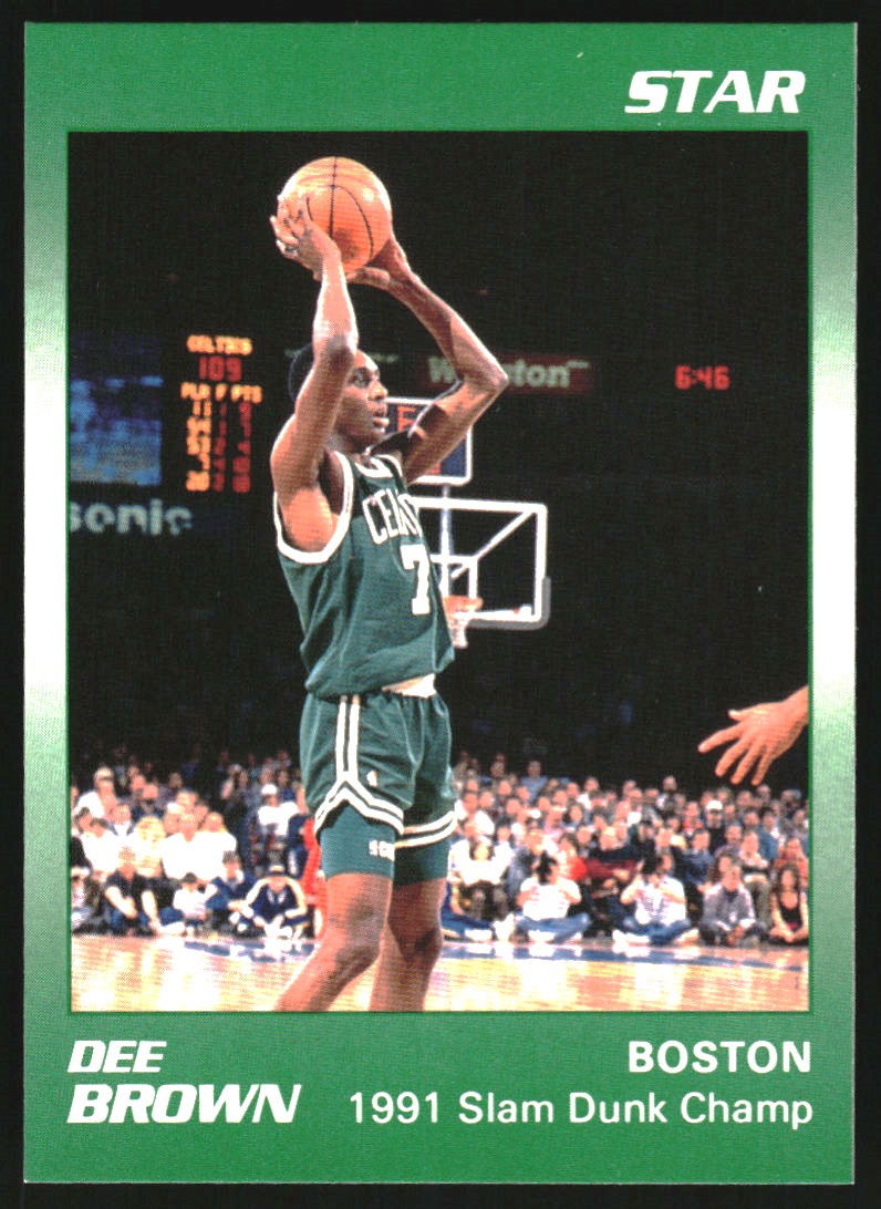 1990 Star Dee Brown #7 Dee Brown/1991 Slam Dunk Champ - NM-MT