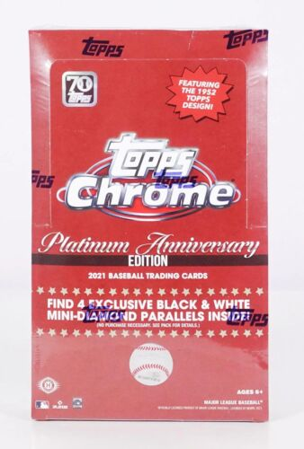 2021 Topps CHROME PLATINUM Anniversary Baseball HOBBY LITE Box - NM-MT