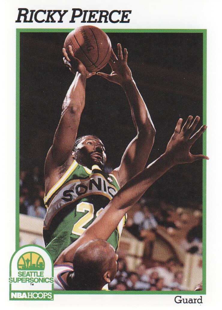 1991-92 Hoops #203 Ricky Pierce - NM-MT