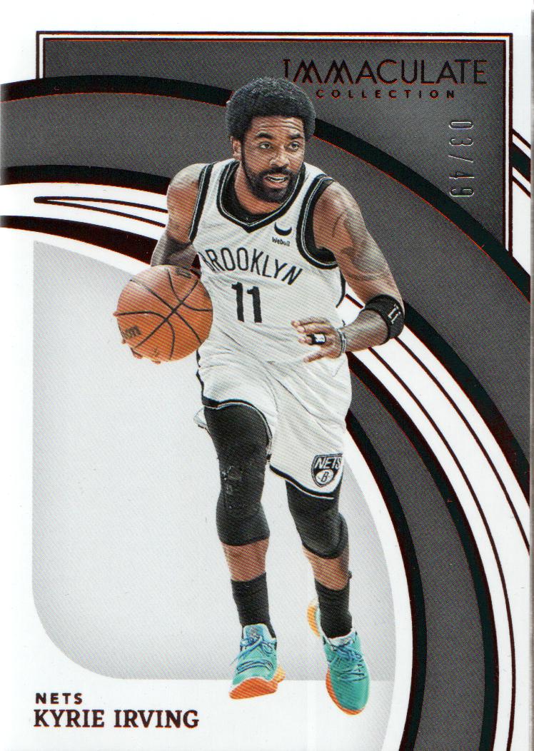 2021-22 Immaculate Collection Red #80 Kyrie Irving /49 - 03/49 - NM-MT