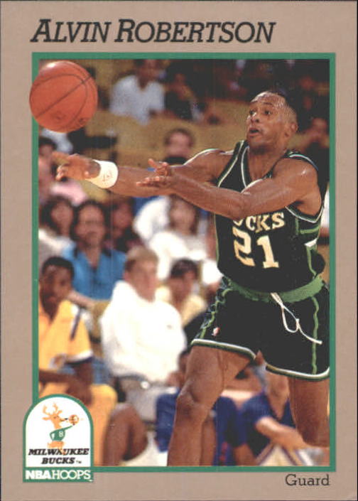 1992 Hoops 100 Superstars #56 Alvin Robertson - NM-MT