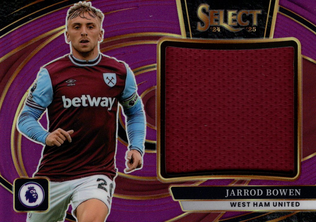 2024-25 Select English Premier League Jumbo Swatches Purple #29 Jarrod ...