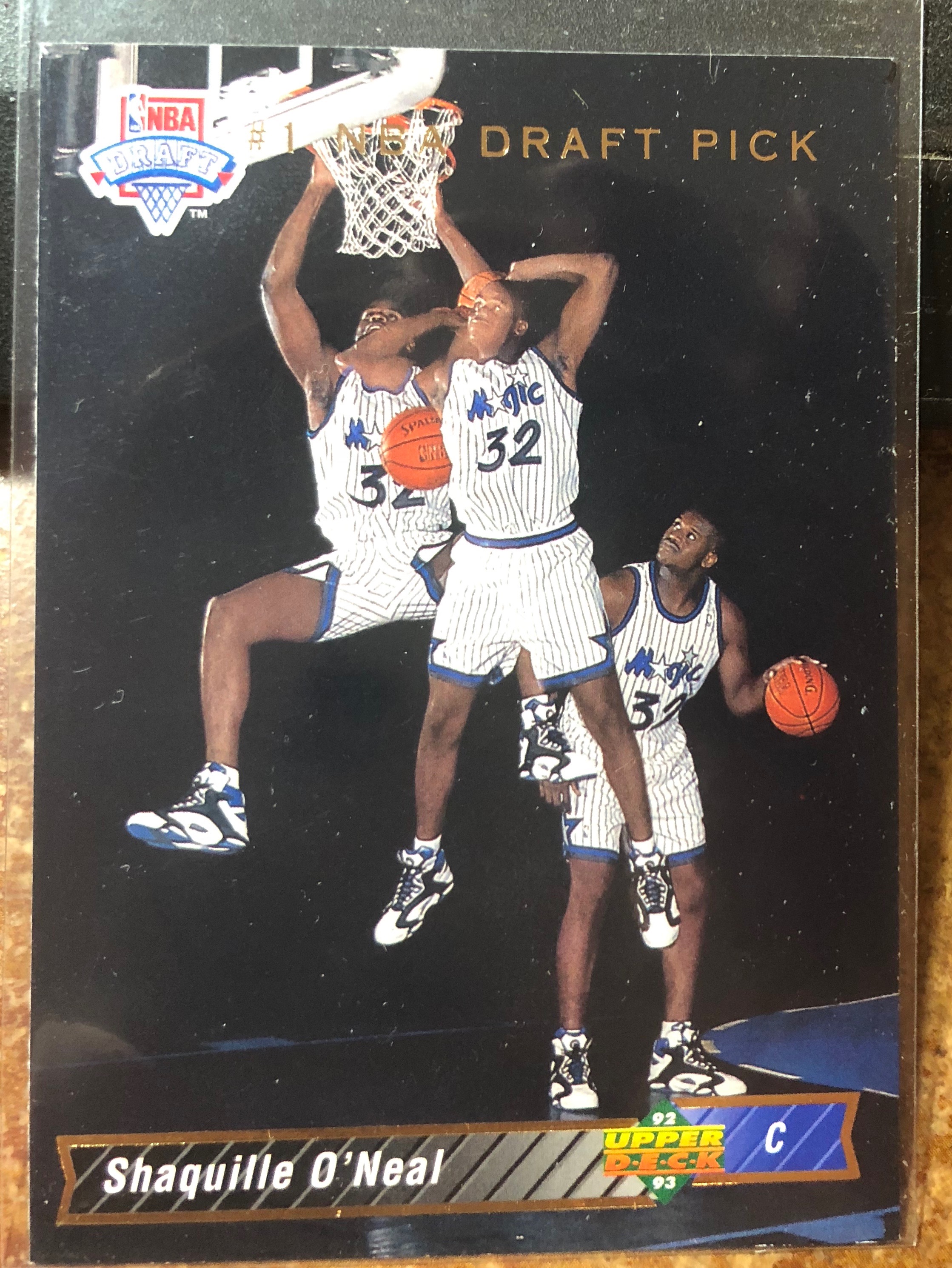 1992-93 Upper Deck #1 Shaquille O'Neal SP RC/NBA First Draft Pick - NM-MT+