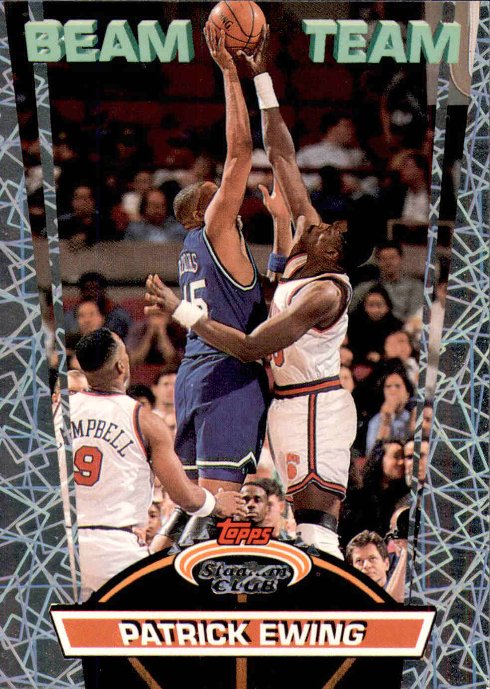 1992-93 Stadium Club Beam Team #18 Patrick Ewing - NM-MT+