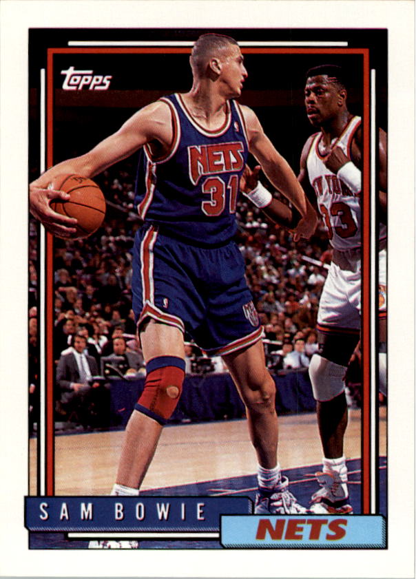 1992-93 Topps #132 Sam Bowie - NM-MT