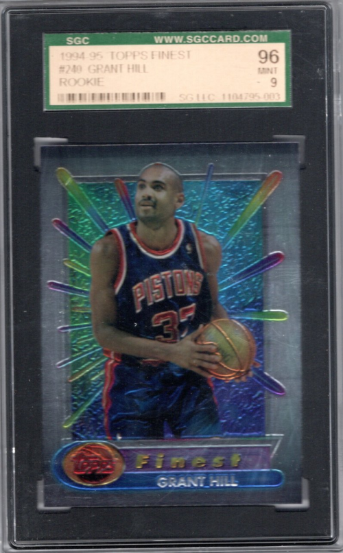 1994-95 Finest #240 Grant Hill RC - - Graded SGC 96 Mint 9 - Mint (9, 96)