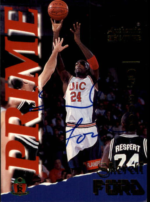 1995 Signature Rookies Prime Signatures #15 Sherrell Ford - NM-MT