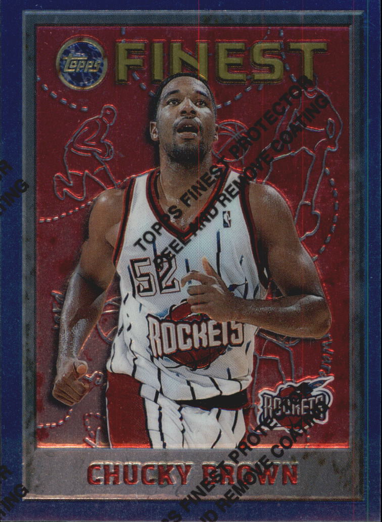1995-96 Finest #141 Chucky Brown - NM-MT