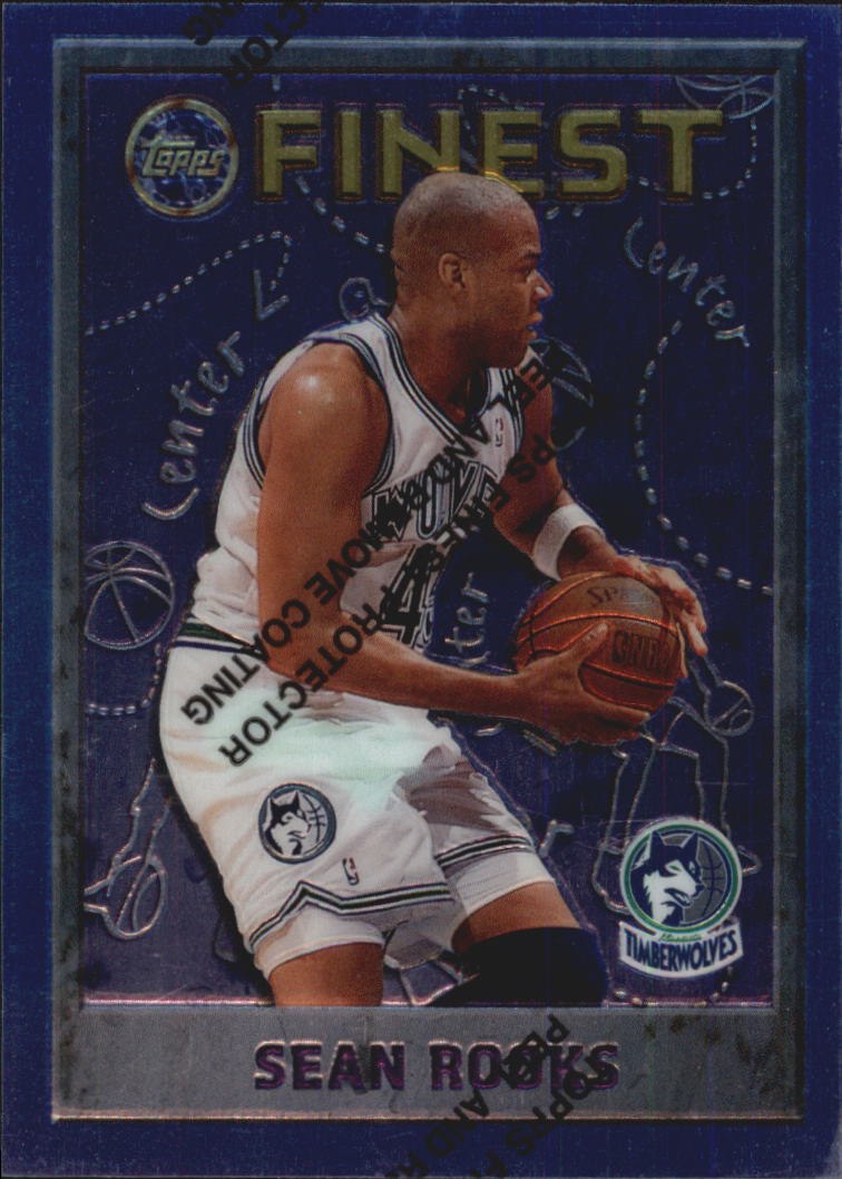 1995-96 Finest #192 Sean Rooks - NM-MT