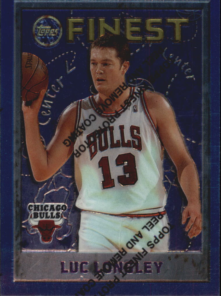 1995-96 Finest #223 Luc Longley - NM-MT