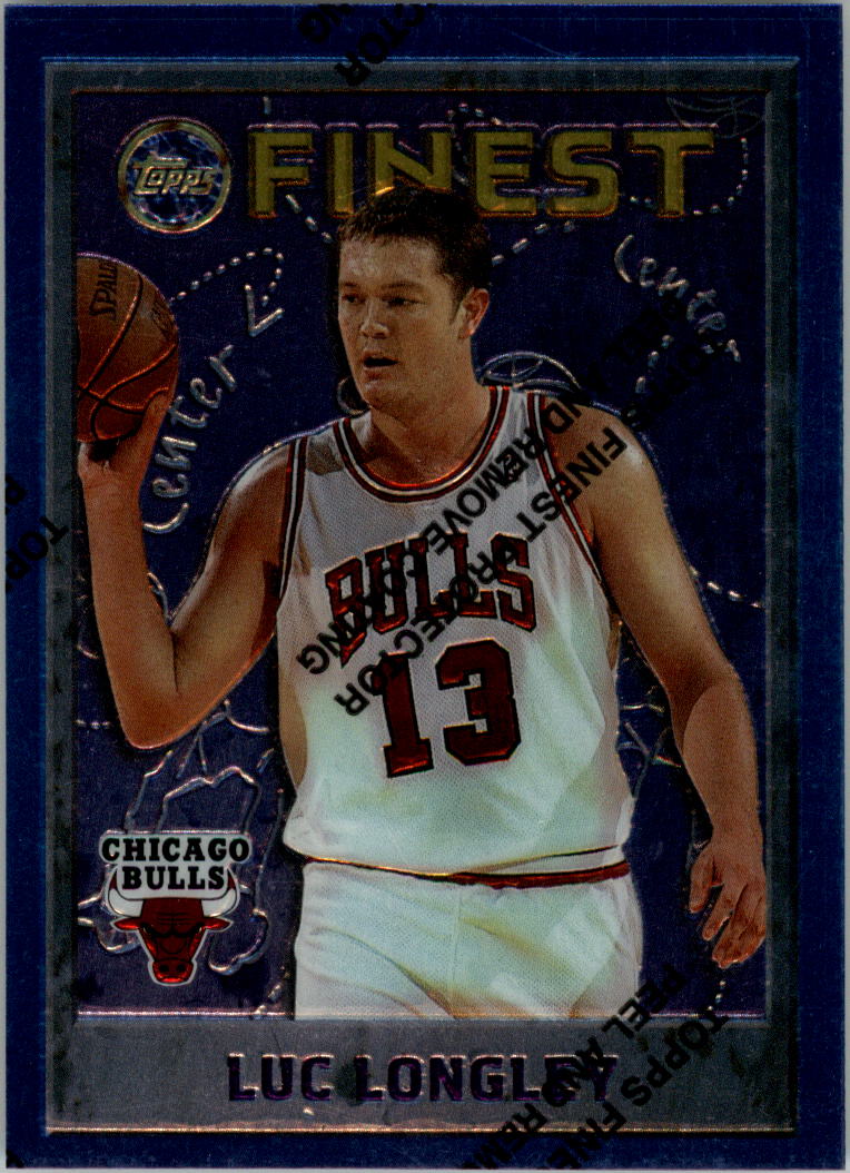 1995-96 Finest #223 Luc Longley - NM-MT