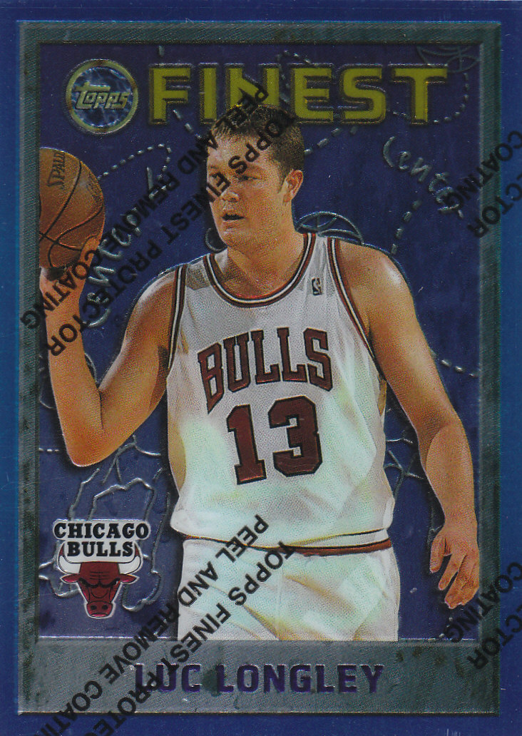 1995-96 Finest #223 Luc Longley - NM-MT