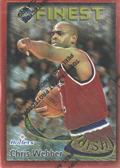 1995-96 Finest Dish and Swish #DS29 Juwan Howard/Chris Webber - NM-MT