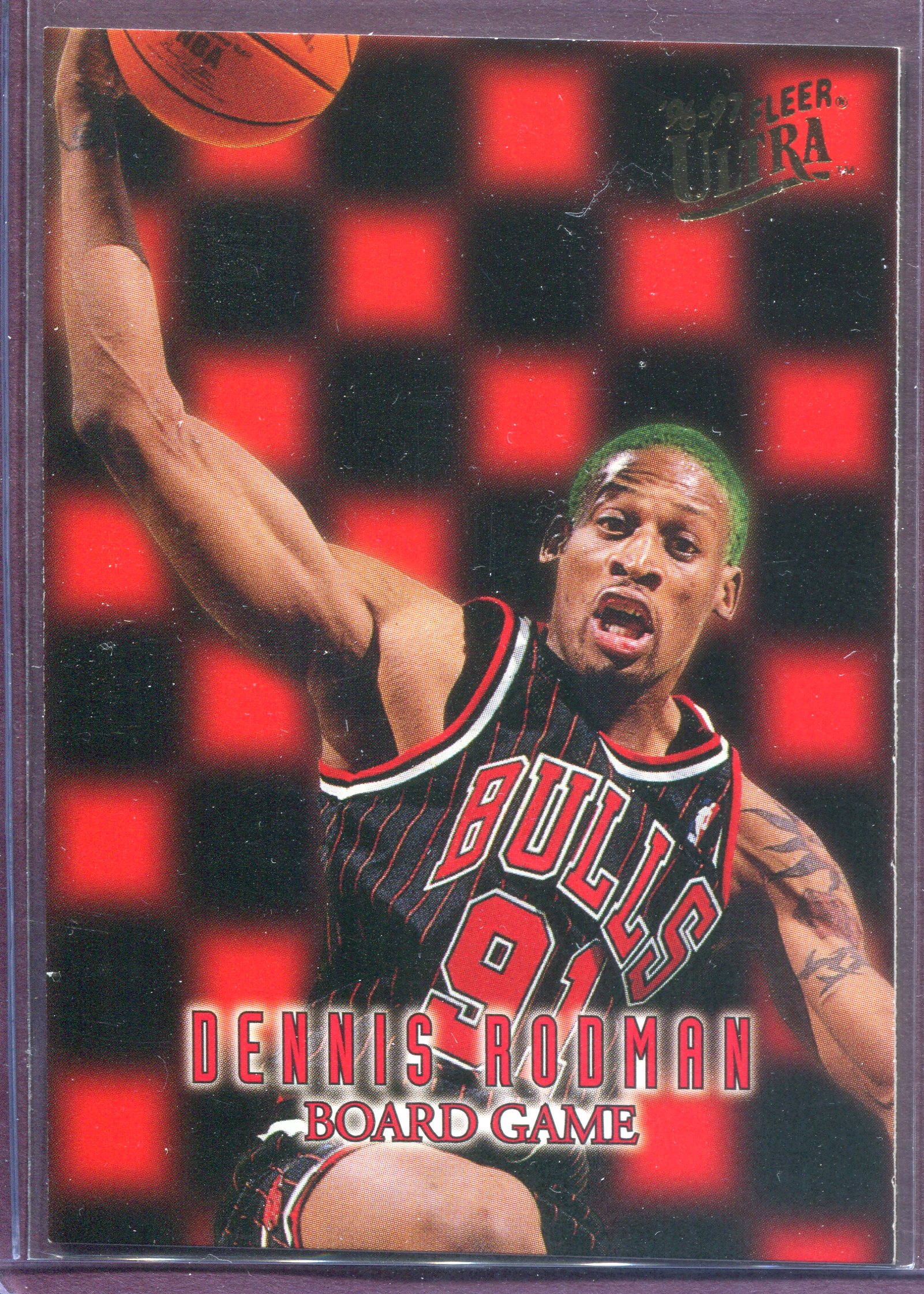 1996-97 Ultra Board Game #17 Dennis Rodman - NM-MT