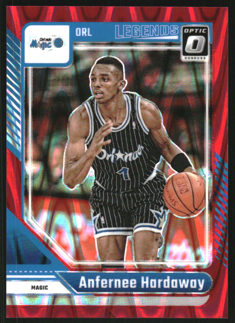 2024-25 Donruss Optic Red Seismic #242 Anfernee Hardaway LGD - NM-MT