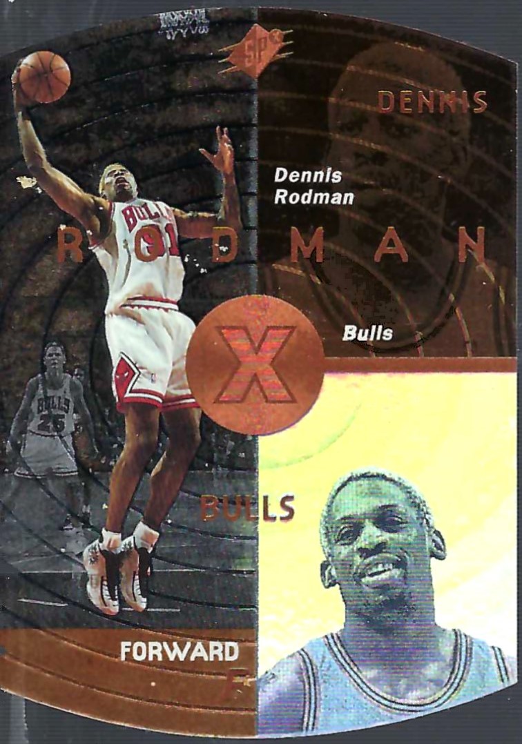 1997-98 SPx Bronze #8 Dennis Rodman - NM-MT