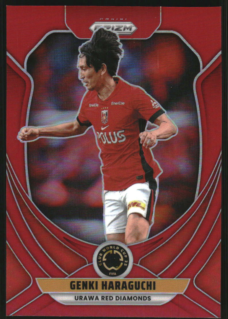 2025 Panini Prizm FIFA Club World Cup Prizms Red #75 Genki Haraguchi ...