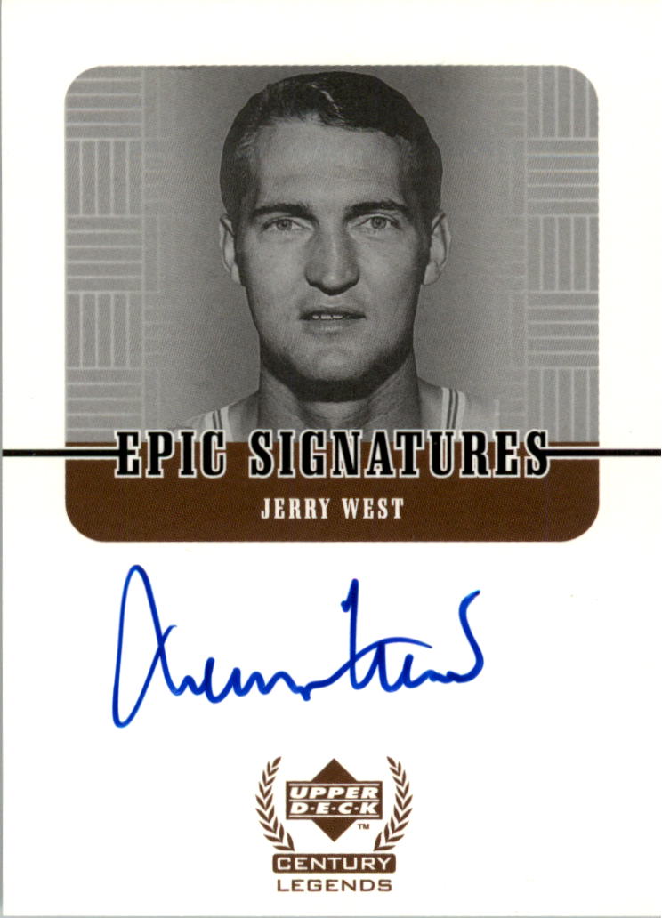 1999 Upper Deck Century Legends Epic Signatures #JW Jerry West - NM-MT