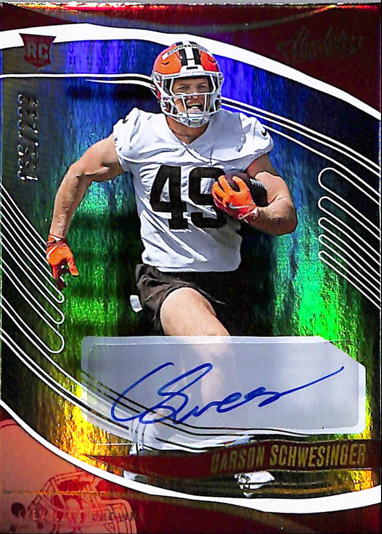 2025 Absolute Signatures Spectrum #112 Carson Schwesinger - NM-MT