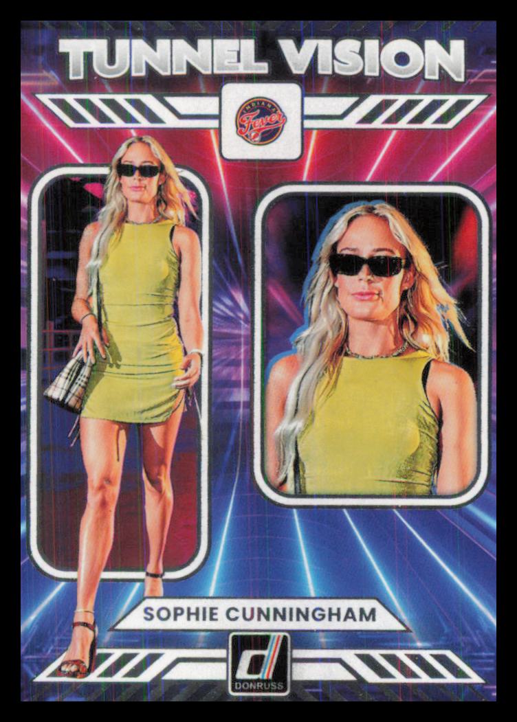2025 Donruss WNBA Tunnel Vision #2 Sophie Cunningham - NM-MT
