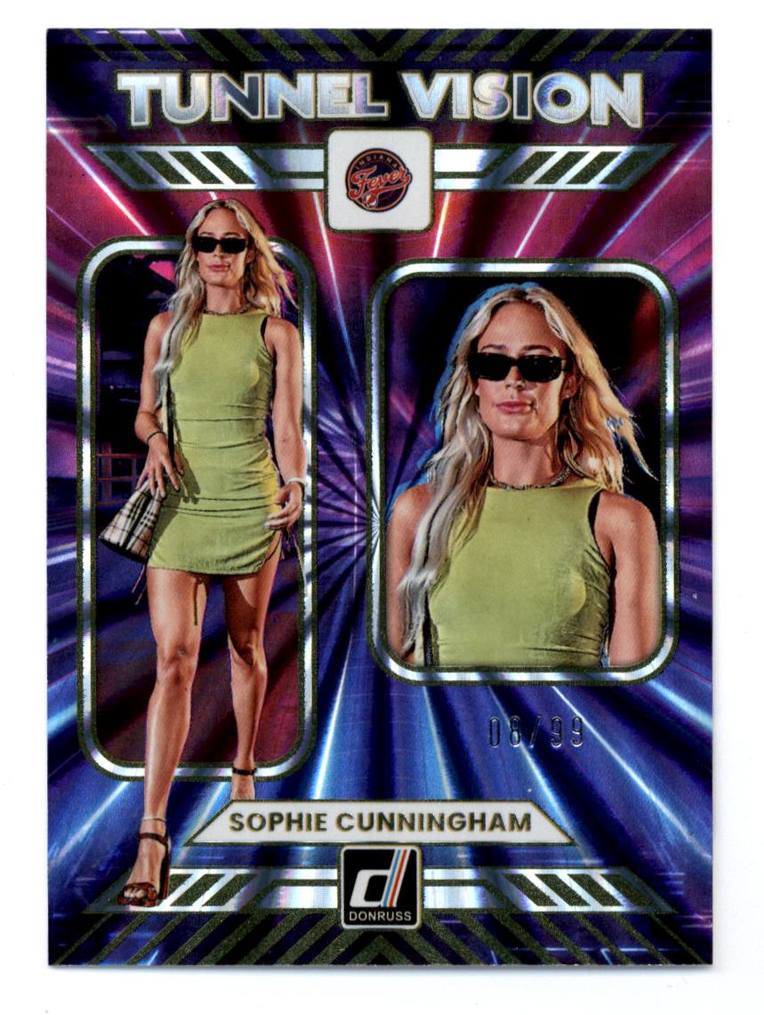 2025 Donruss WNBA Tunnel Vision Holo Laser #2 Sophie Cunningham - NM-MT ...