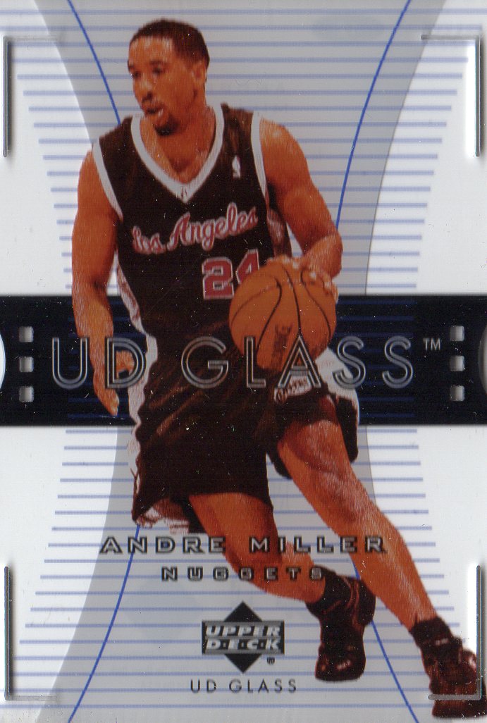 2003-04 UD Glass Plexi-Glass #12 Andre Miller - NM-MT - Burbank ...