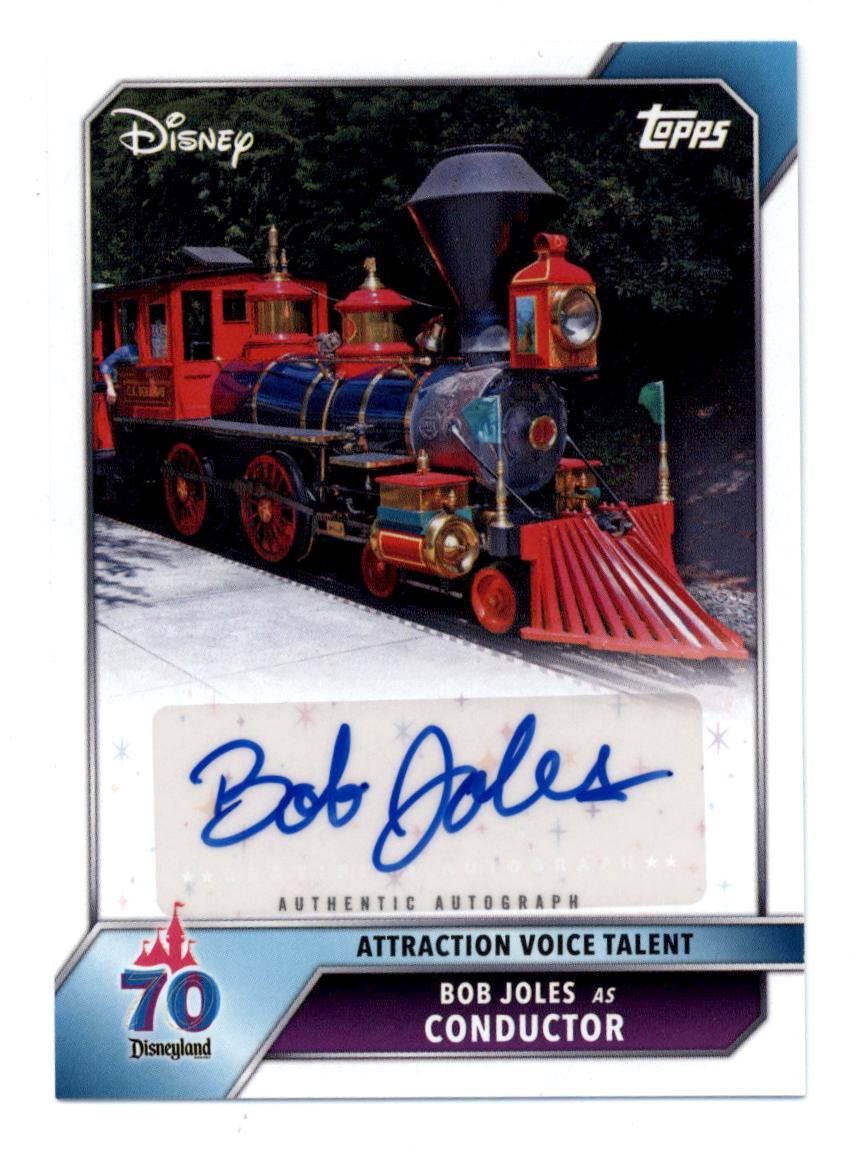 2025 Topps Disneyland 70th Anniversary Attractions Autographs #AABJ Bob ...