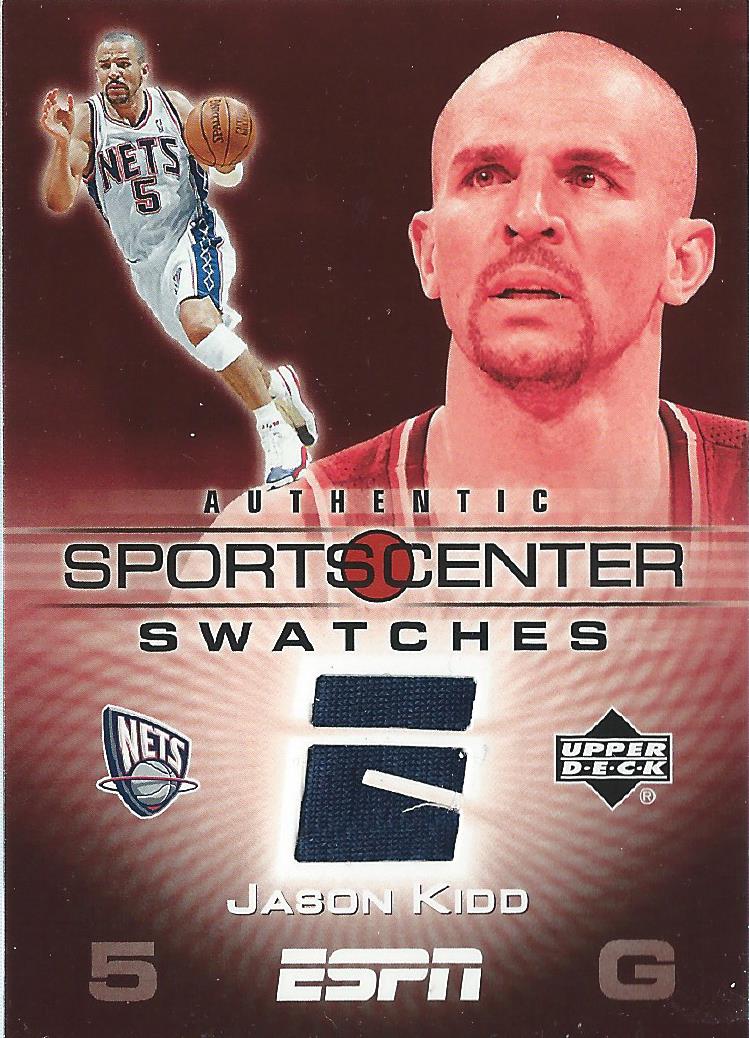 2005-06 Upper Deck ESPN Sports Center Swatches #JK Jason Kidd - NM-MT