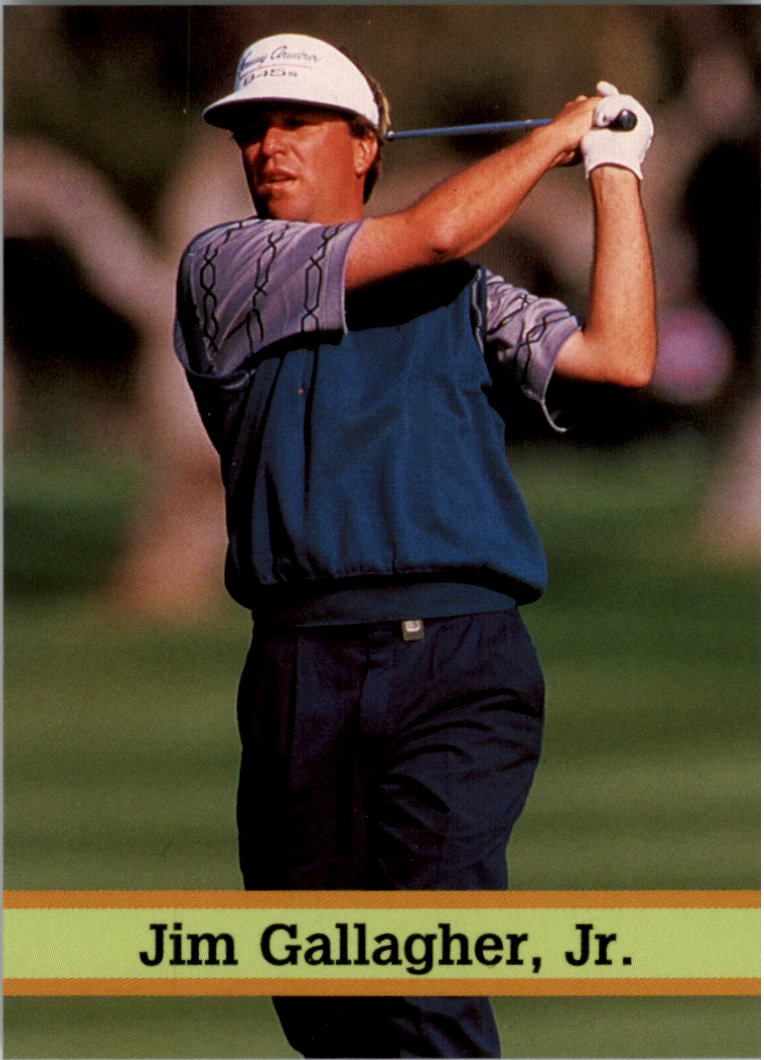 1993 Fax Pax Famous Golfers #28 Jim Gallagher Jr. - NM-MT