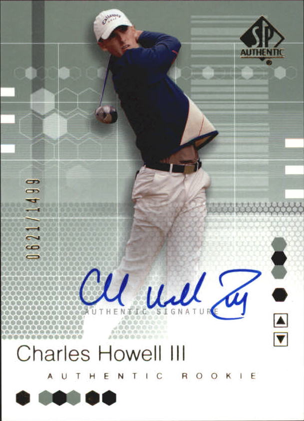 2002 SP Authentic #101 Charles Howell III AU RC - NM-MT