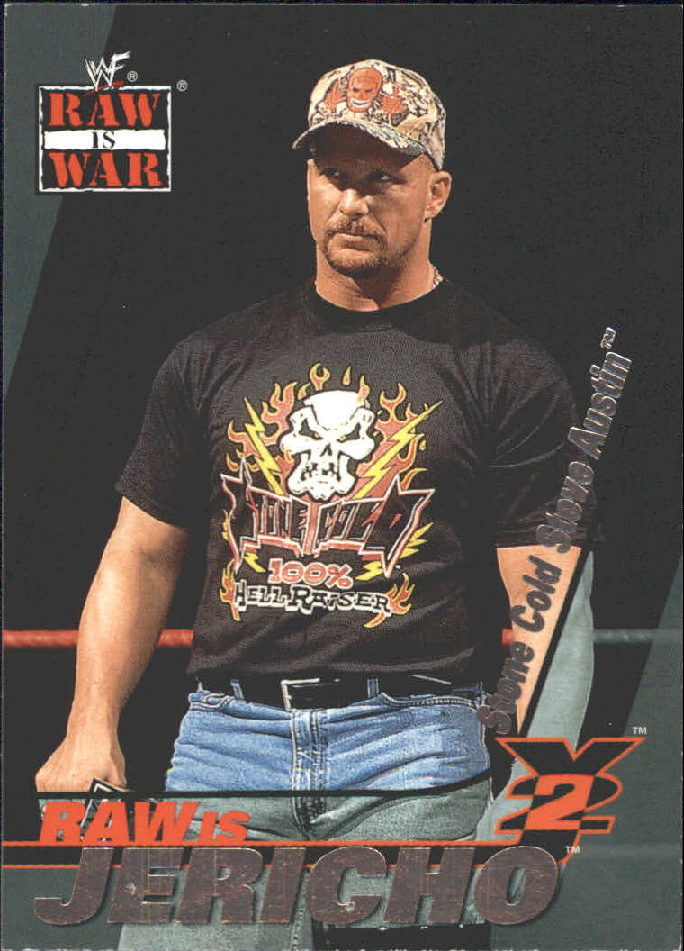 2001 Fleer WWF Raw Is War Raw Is Jericho #RJ2 Chris Jericho on Stone ...